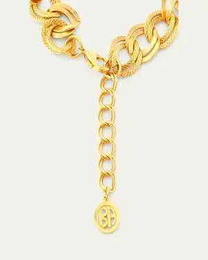 BEN-AMUN Textured Link Chain Necklace