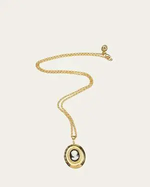 BEN-AMUN - Ben-Amun Cameo Lock Pendant Necklace
