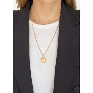BEN-AMUN Round Locket Pendant Necklace