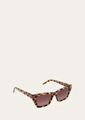 Saint Laurent Saint Laurent Cat-Eye Sunglasses Beige