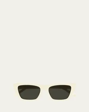 Saint Laurent Cat-eye Sunglasses - Shiny Solid Ivory