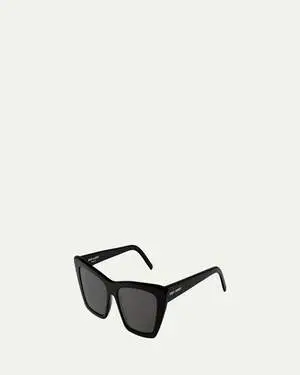 Saint Laurent Cat-eye Sunglasses - Shiny Solid Ivory