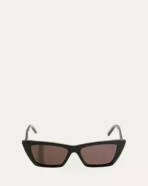 Saint Laurent Cat-eye Sunglasses - Shiny Transparent Cognac Brown