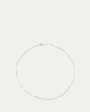 Lana Jewelry 14k Blake Two-strand Choker Chain Necklace - White Gold