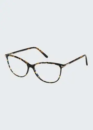 TOM FORD TOM FORD Cat-Eye Optical Frames Dark Brown
