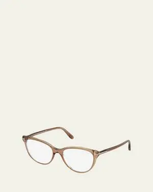 TOM FORD TOM FORD Cat-Eye Optical Frames Light Brown