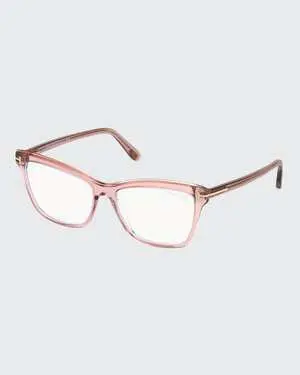 TOM FORD TOM FORD Cat-Eye Optical Frames Pink