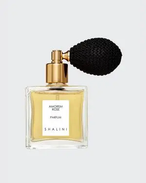 SHALINI PARFUM Amorem Rose Cubique Glass Bottle With Black Bulb Atomizer, ./ 50 Ml - One-color