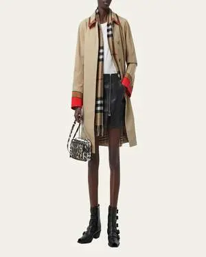 Burberry Giant Check Cashmere Scarf - Archive Beige