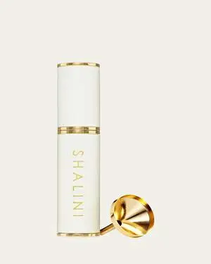 SHALINI PARFUM White Lacquer And Gold Plated Travel Spray, 0.4 Oz./ 12.5 Ml - One-color