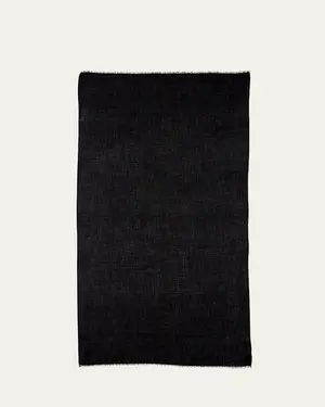 Sofia Cashmere Lightweight Cashmere Scarf - Black