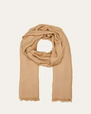 Sofia Cashmere Lightweight Cashmere Scarf Camel