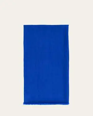 Sofia Cashmere Lightweight Cashmere Scarf Cobalt