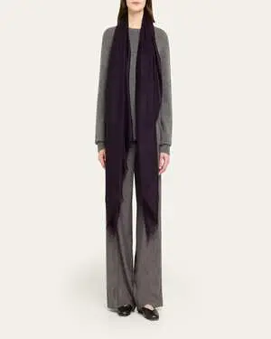 Sofia Cashmere Lightweight Cashmere Scarf - Currant