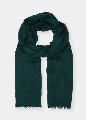 Sofia Cashmere Lightweight Cashmere Scarf Emerald