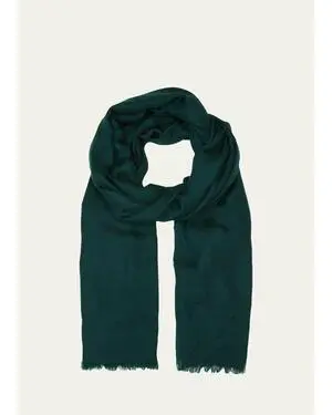 Sofia Cashmere Lightweight Cashmere Scarf Emerald