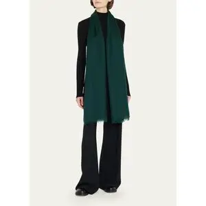 Sofia Cashmere Lightweight Cashmere Scarf - Emerald
