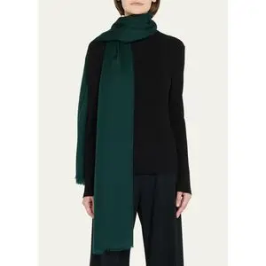 Sofia Cashmere Lightweight Cashmere Scarf - Emerald