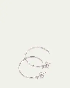 Lana Jewelry 14k Diamond Hoop Earrings