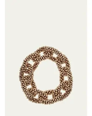 Meredith Frederick Elsa 14k Gold Beaded Link Bracelet - One-color