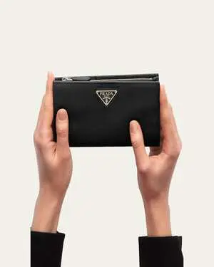 Prada Long Saffiano Wallet - Nero