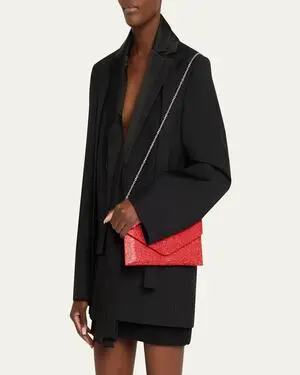 Judith Leiber Envelope Beaded Clutch