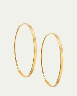Lana Jewelry 14k Yellow Small Flat Magic Hoop Earrings - Gold