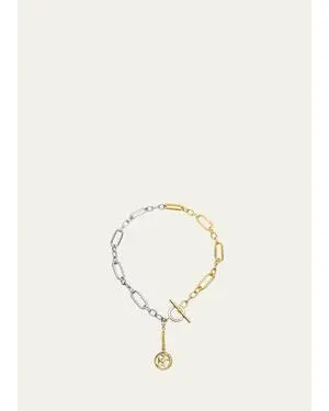BEN-AMUN Two-tone Chain Link Necklace - Multicolor