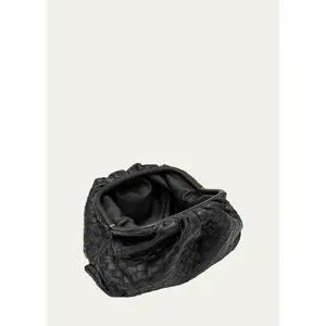 Bottega Veneta Intrecciato Lambskin Leather Pouch