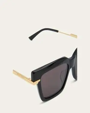 Bottega Veneta Acetate Cat-eye Sunglasses - Transparent Light Yellow