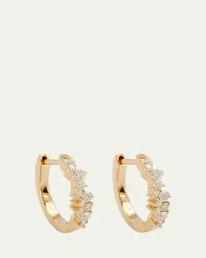 SYDNEY EVAN 14k Diamond Huggie Earrings