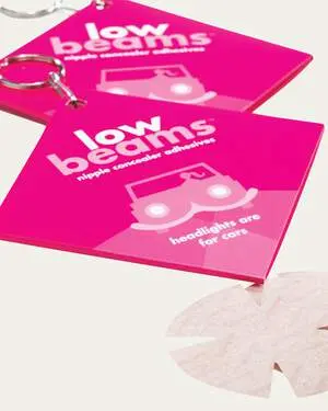 Commando Low Beam Nipple Patches 5-pack One-color