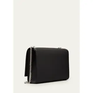 Saint Laurent Kate Shoulder Bag In Grained Leather - Black