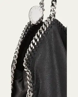 Stella McCartney Falabella Shaggy Deer Tote Bag - Black