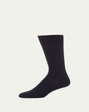 Marcoliani Wool Dress Socks - Navy