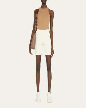 Stella McCartney Mini Logo Bucket Crossbody Bag - Moss