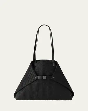 Akris Ai Medium Techno Fabric Shoulder Bag