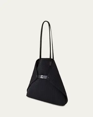 Akris Ai Medium Techno Fabric Shoulder Bag