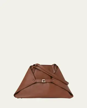 Akris Ai Small Leather Tote Bag - Caramel
