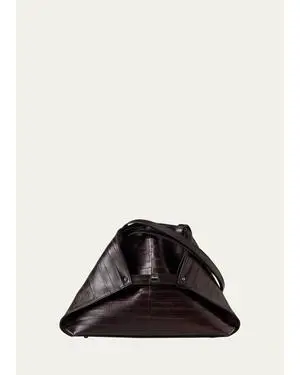 Akris Ai Small Leather Tote Bag - Mocca