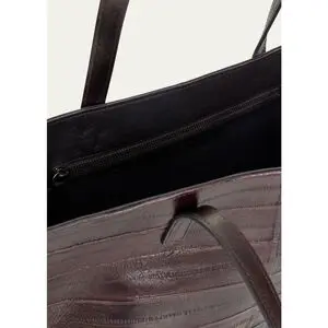 Akris Ai Small Leather Tote Bag - Mocca
