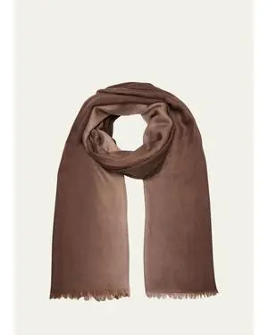 Sofia Cashmere Cashmere Ombre Scarf Camel/brown