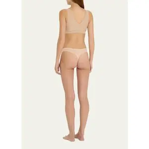 Chantelle Soft Stretch Microfiber Thong - Blush