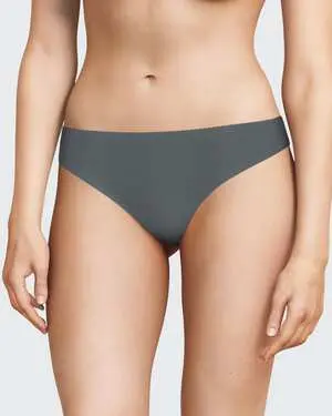 Chantelle Soft Stretch Microfiber Thong Grey Sky
