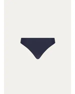Chantelle Soft Stretch Microfiber Thong Marine Blu