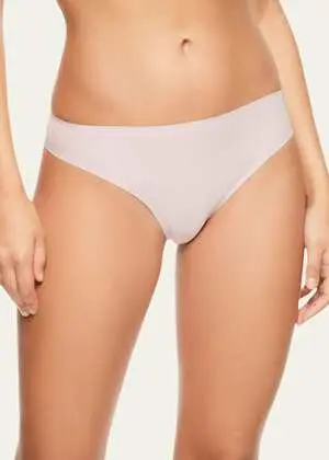 Chantelle Soft Stretch Microfiber Thong Pale Rose