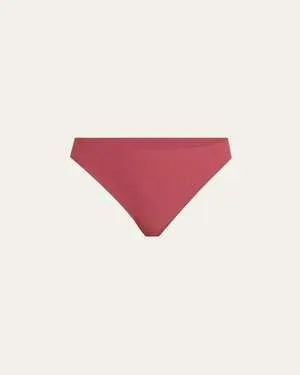 Chantelle Soft Stretch Microfiber Thong Sepia