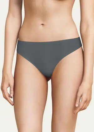 Chantelle Soft Stretch Microfiber Thong Walnut