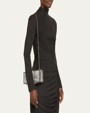 Judith Leiber Billions Stack Of Cash Clutch Bag - Black/white