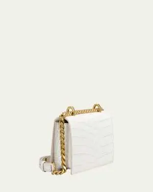 Alexander McQueen Mini Jeweled Satchel Bag - Ivory